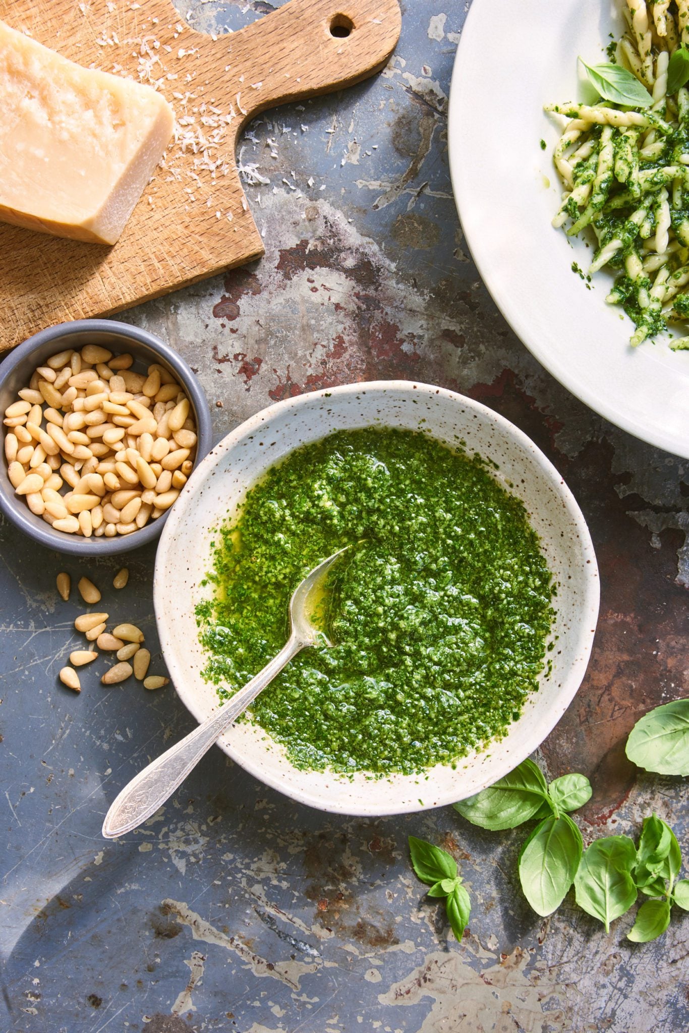 Classic Italian Basil Pesto (Pesto alla Genovese) - The Clever Carrot
