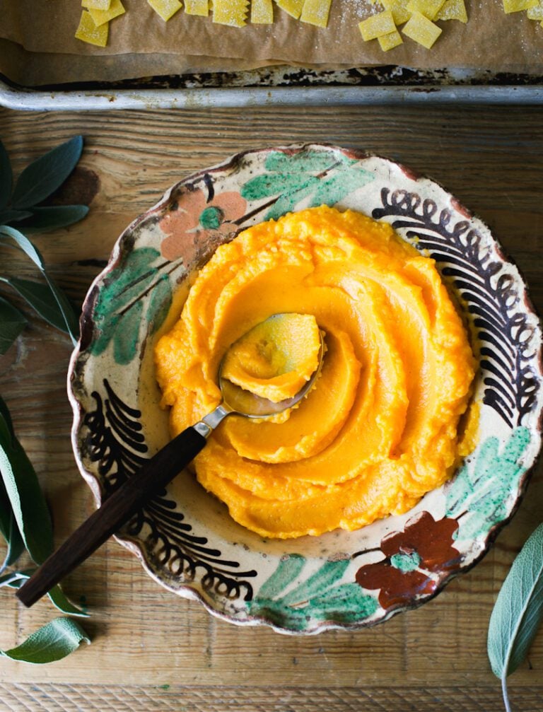 Fresh Homemade Butternut Squash Ravioli - The Clever Carrot