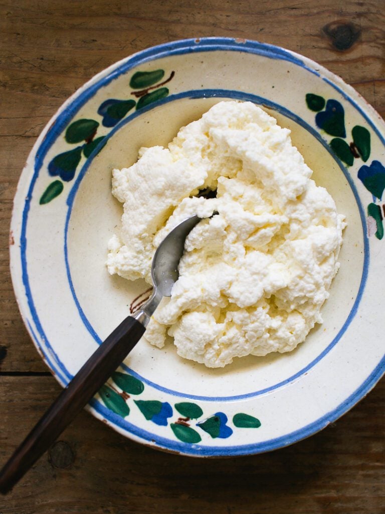 Ultra-Creamy Fresh Homemade Ricotta {+ Video!} - The Clever Carrot
