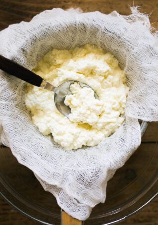 Ultra-Creamy Fresh Homemade Ricotta {+ Video!} - The Clever Carrot