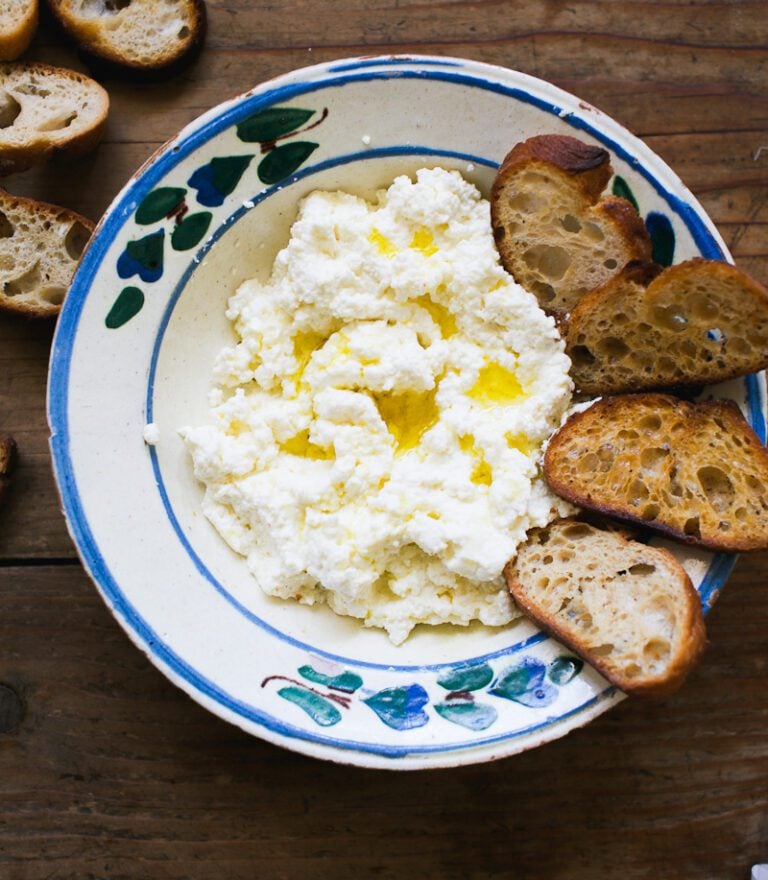 Ultra-Creamy Fresh Homemade Ricotta {+ Video!} - The Clever Carrot