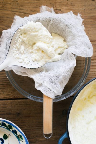 Ultra-Creamy Fresh Homemade Ricotta {+ Video!} - The Clever Carrot